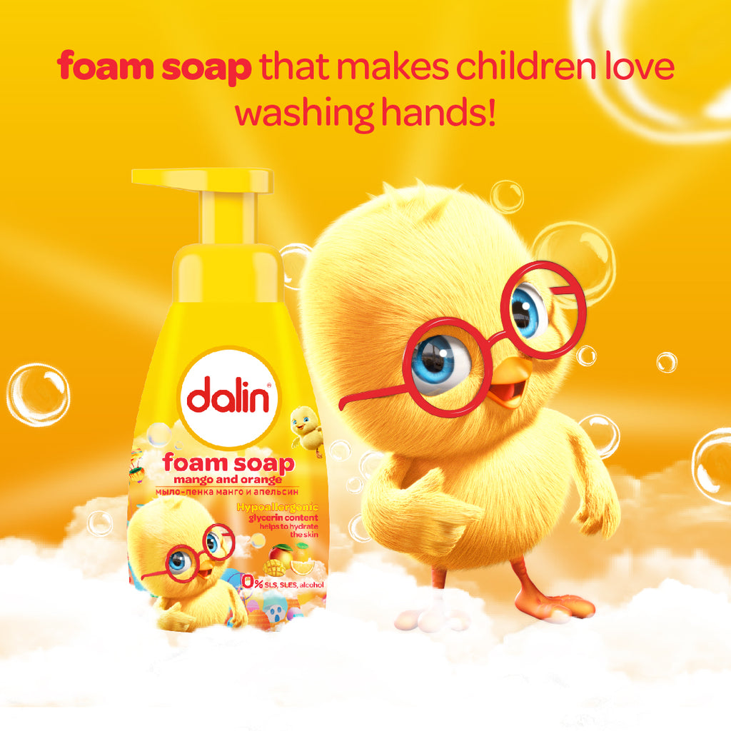 Dalin Foam Soap Mango 200ml – Dalin Baby Care